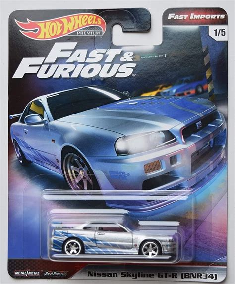 Rapido Y Furioso Fast Furious Hot Wheels Premium Imports 5 A Envío Gratis