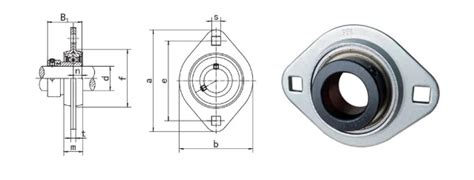 PFL 205 Pressing Steel Bearing Units SAPFL205 SBPFL205 Bearing Housing ...