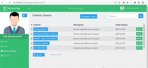 Código De Php Sistema En Php Que Simula Pago De Servicios Colectores