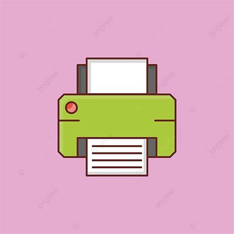 Printer Document Abstract Equipment Vector Document Abstract