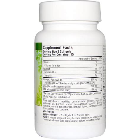 Source Naturals Vegan True Non Fish Omega 3s 300 Mg 30 Vegan