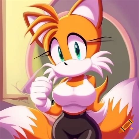 Tails The Fox In Aviator Outfit Enjoying Sunny Outdoor Adventure On Craiyon