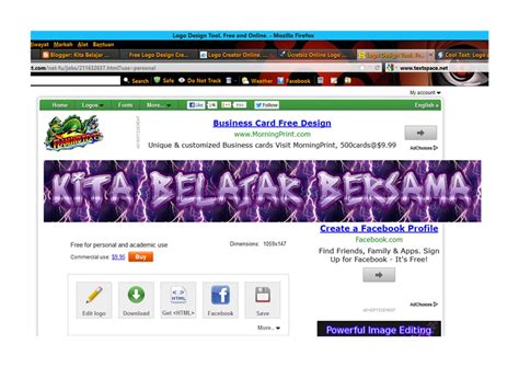 Praptie Blog Membuat Header Blog Keren