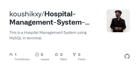 Github Koushikxyhospital Management System Using Mysql This Is A Hospital Management System