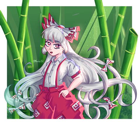 Safebooru 1girl Bamboo Bamboo Forest Forest Fujiwara No Mokou Highres