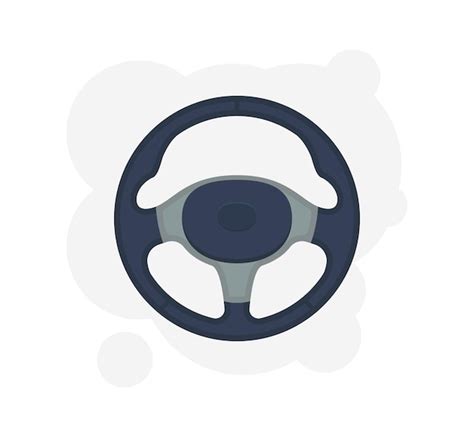 Ilustração De ícone De Vetor De Volante ícone De Volante Vetor Premium