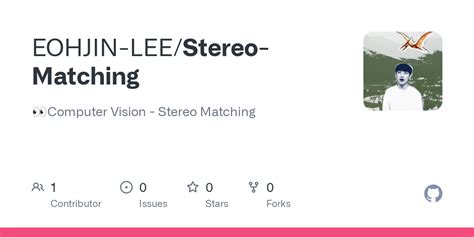 Github Eohjin Leestereo Matching Eyescomputer Vision Stereo