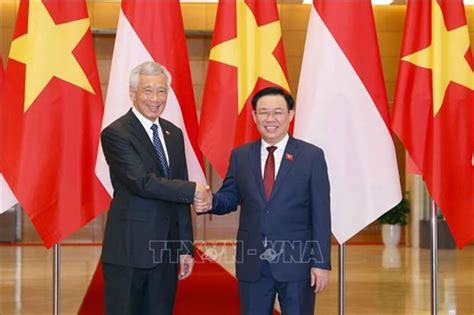 Top Legislator Meets With Singaporean Prime Minister National Assembly