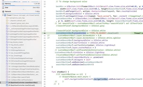 Swift Semaphore Blocking UI Thread In IOS On CustomSearchBar