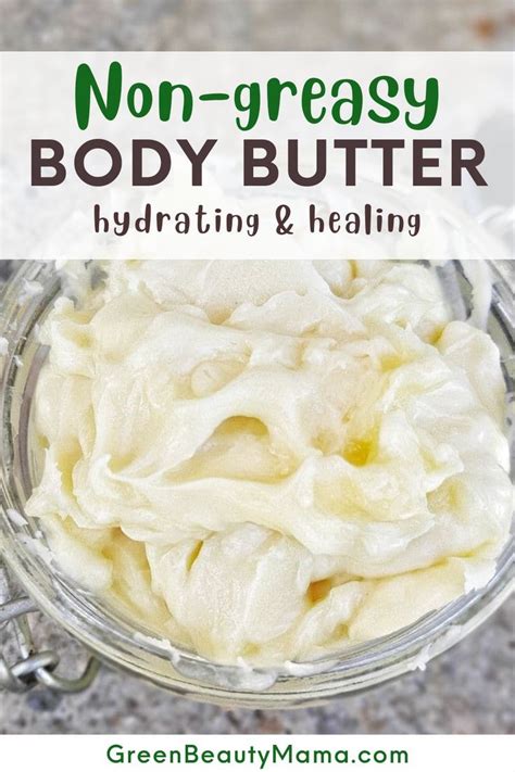Homemade Whipped Body Butter With Shea Butter And Cocoa Butter Body