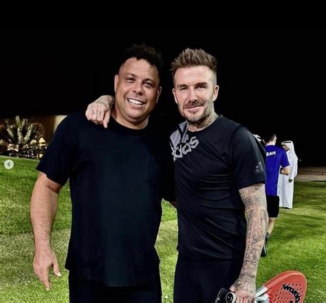Bức ảnh Beckham Hội Ngộ Ronaldo ở Qatar Gây Chú ý