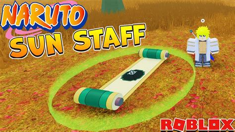 Шиндо Лайф Посох Солнца Как получить Sun Staff Shindo Life Наруто