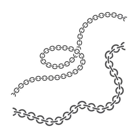 Premium Vector Chain Vector Illustration Design