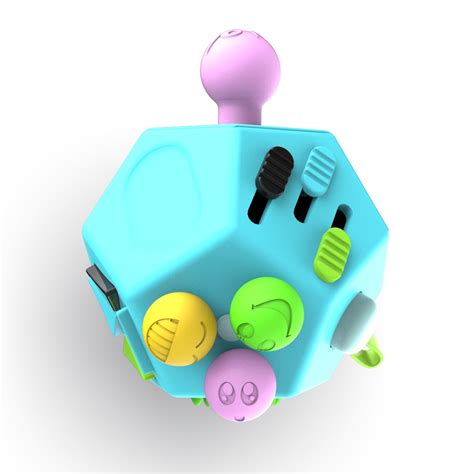 Buy Fidget Dodecagon 12 Side Fidget Cube Relieves Stress And Anxiety