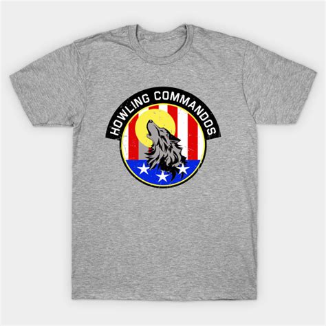 Howling Commandos Patch Captain America T Shirt Teepublic