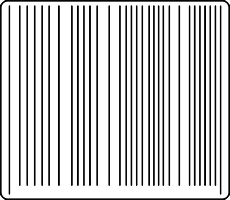 Black Line Art Illustration Of Bar Code In Flat Style 24286703 Vector Art At Vecteezy