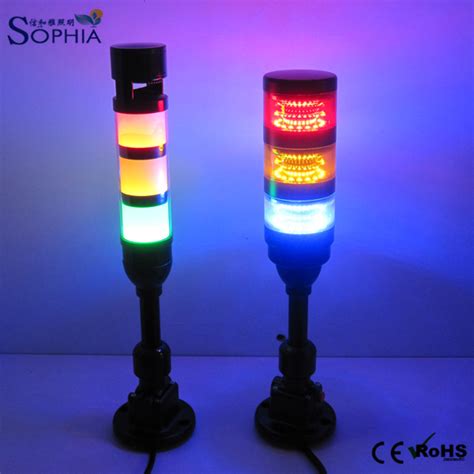 Ip67 Three Stacks Led Signal Tower Light Buzzer Light 3 Years Warranty China Signal Tower