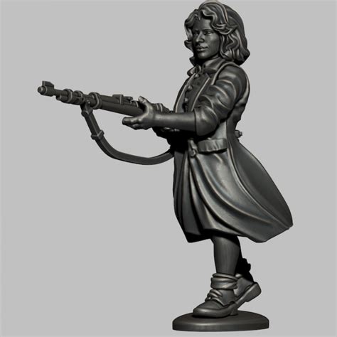 3d Printable Female French Resistance By Wargames Atlantic