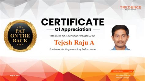Tejesh Raju Addepalli On Linkedin Recognition Tredence Teamwork