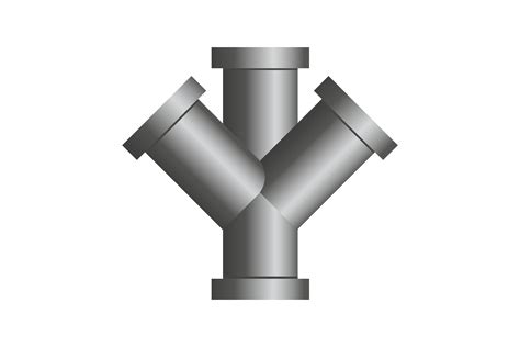 icon of metal pipeline connection valve graphic by pch vector