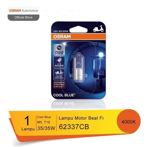 Jual Osram Lampu Depan Motor Honda Beat Fi 2012 2014 62337cb Cool