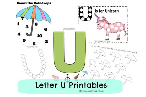 Tot School Theme Of The Week Letter U School Time Snippets