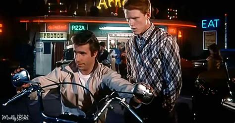Fonzies Motorcycle A Cool Look Back At ‘happy Days Madly Odd