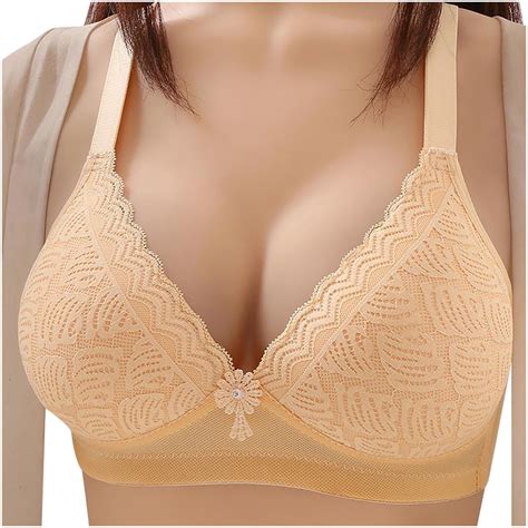 Bigersell Womens Full Coverage Bras Without Underwire Padded Push Up