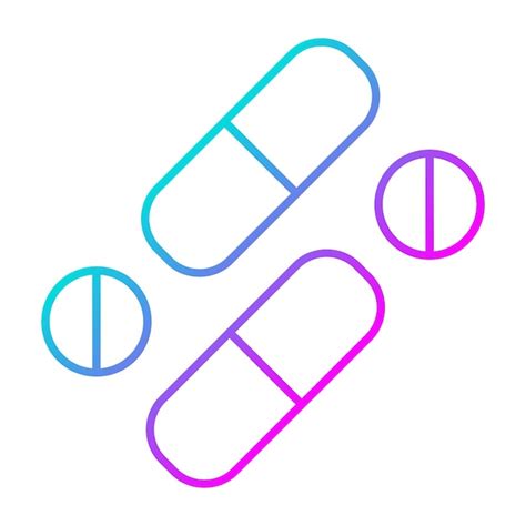 Pillen Vektor Symbol kann für Apotheken Symbole verwendet werden