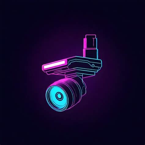 Premium Photo Modern Surveillance Camera Icon Vector Illustration