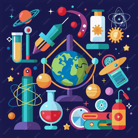 Science Clip Art Vector Illustration Design Premium Ai Generated Vector
