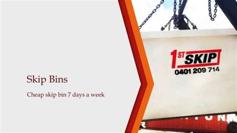 Ppt Mini Skip Bins Adelaide Powerpoint Presentation Free Download