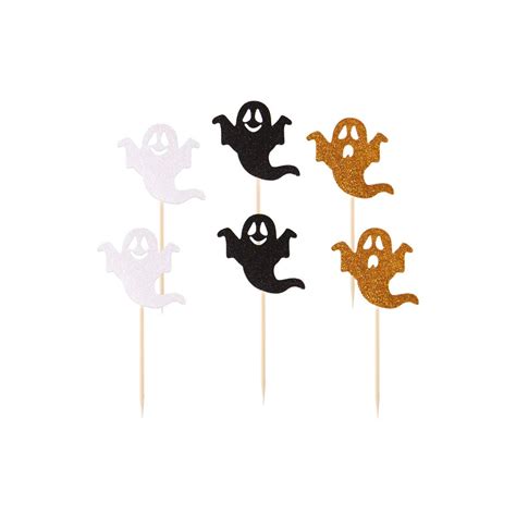 Toppery Do Muffinek Halloween Duszki 12 5 Cm 6 Szt
