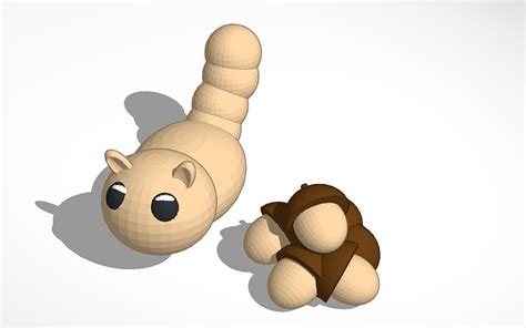 3d Design Squirrel Tinkercad