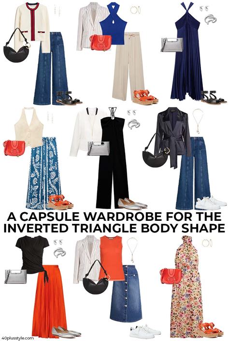 Inverted Triangle Body Shape A Capsule Wardrobe 40style