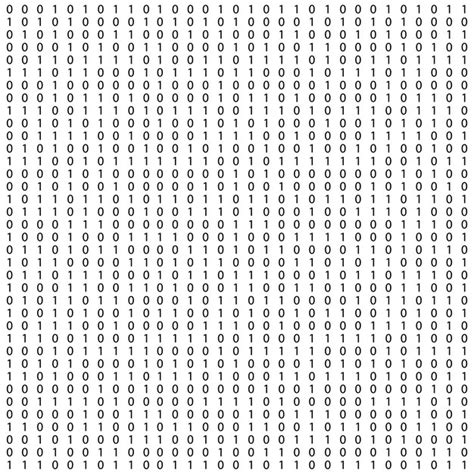 Premium Vector Stream Of Binary Code Binary Code Computer Matrix Numbers On The Screen One Zero
