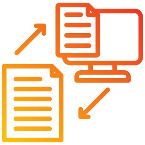 Digital Transformation Generic Gradient Outline Icon