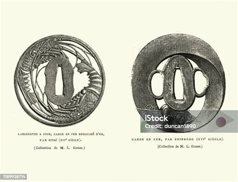 사무라이 검 가드 16세기의 예 0명에 대한 스톡 벡터 아트 및 기타 이미지 0명 갑각류 검 Istock