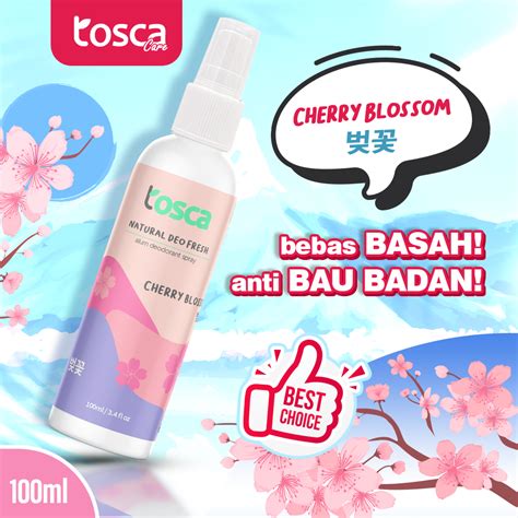 Jual Deodorant Tawas Spray 100ml Tosca Deodorant Tawas Cair Alami Aroma