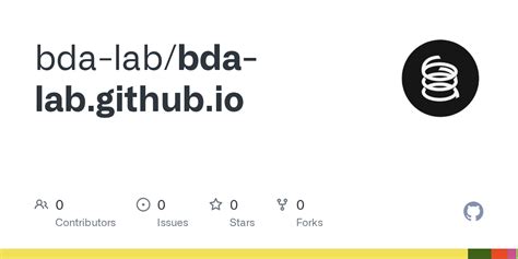 Github Bda Lab Bda