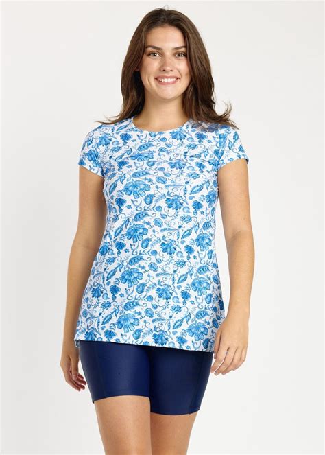 Anna Swim Tunic With Mid Thigh Swim Shorts Calypsa By Modli Target