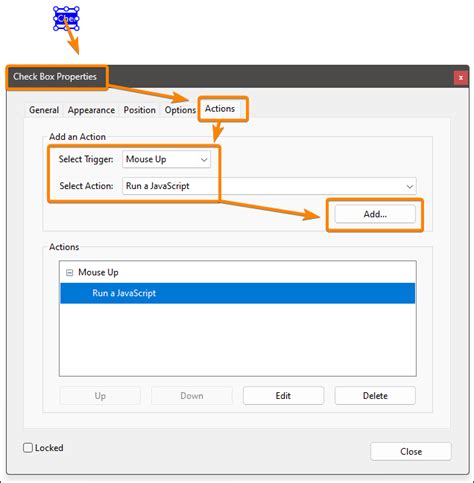 solved disable pdf form field based on check box adobe product