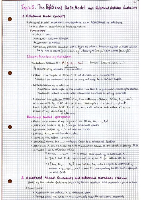 Dbunit 3apuntesthe Relational Data Model And Relational Database