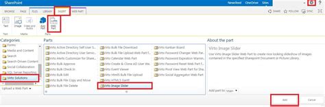 Adding Web Part To A Sharepoint Site Virtosoftware Guides And Docs