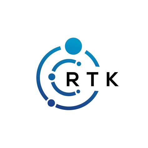 RTK letter technology logo design on white background. RTK creative ...