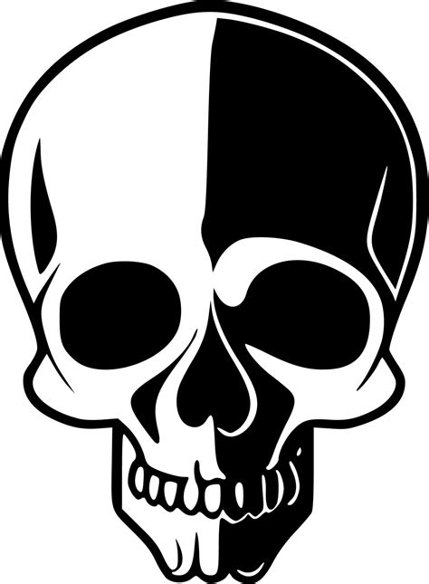 Skull Minimalist And Flat Logo Vector Illustration 24145680 Vector