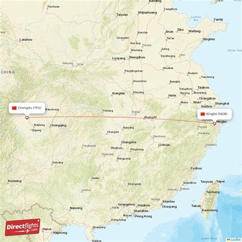 Direct Flights From Ningbo To Chengdu Ngb To Tfu Non Stop