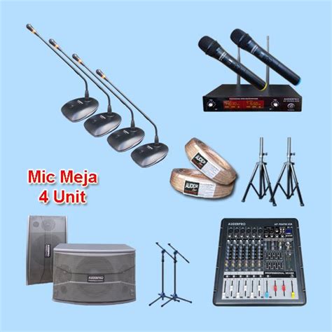 Harga Mic Wireless Meja Pimpinan Rapat Sound System