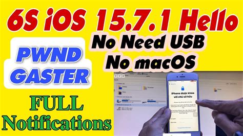 Tool FREE Bypass S IOS IPhone Locked To Owner Full Notifications No USB