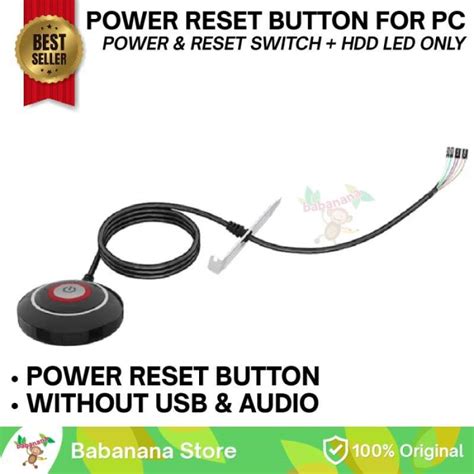 Jual Kabel Front Panel Switch Power Reset Button For Pc Komputer On Off